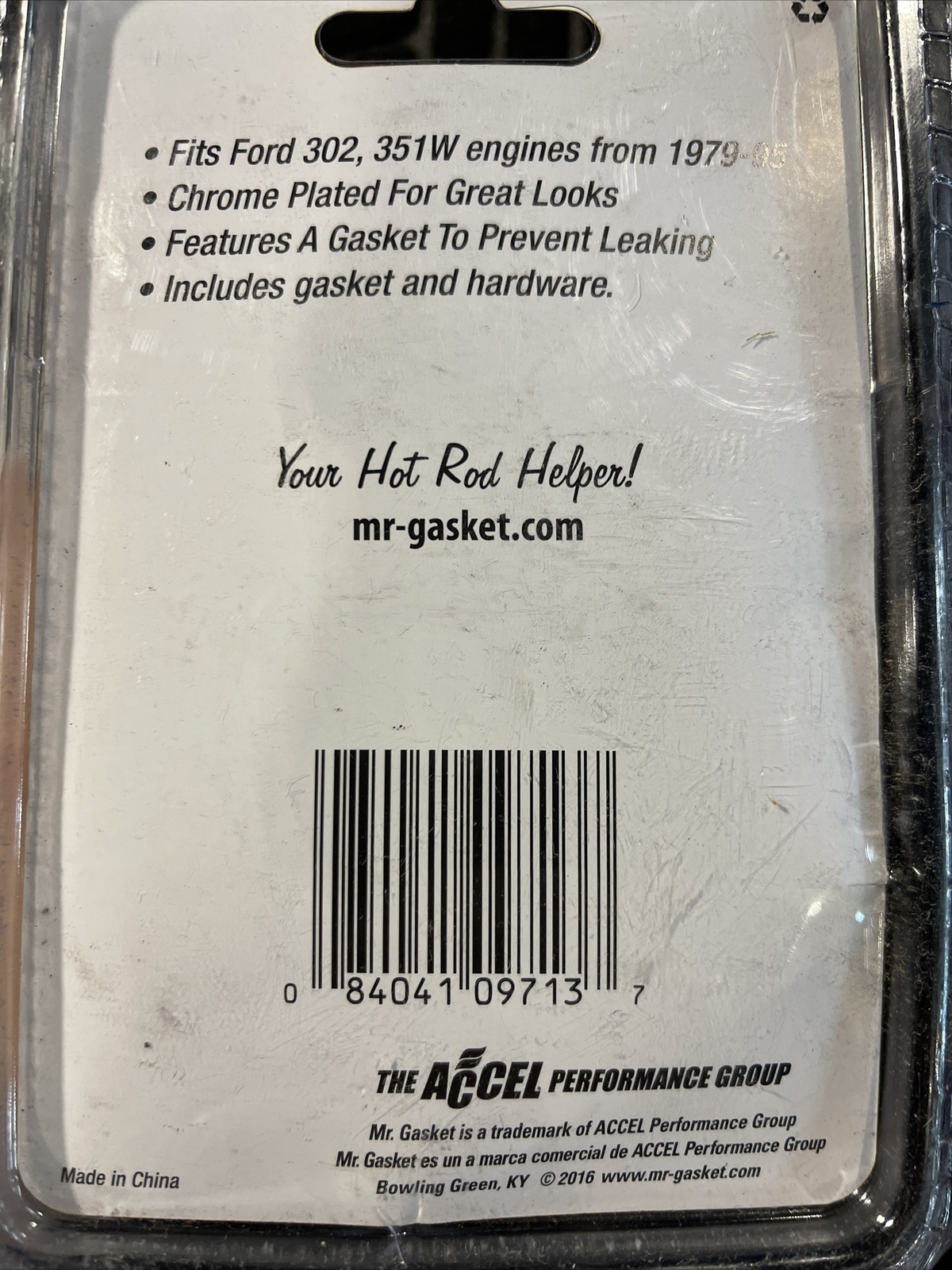 Engine Coolant Thermostat Housing-Water Neck Mr Gasket 9713 for sale ...