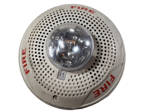 System Sensor SPSCW Fire Alarm Speaker Strobe Ceiling White | eBay