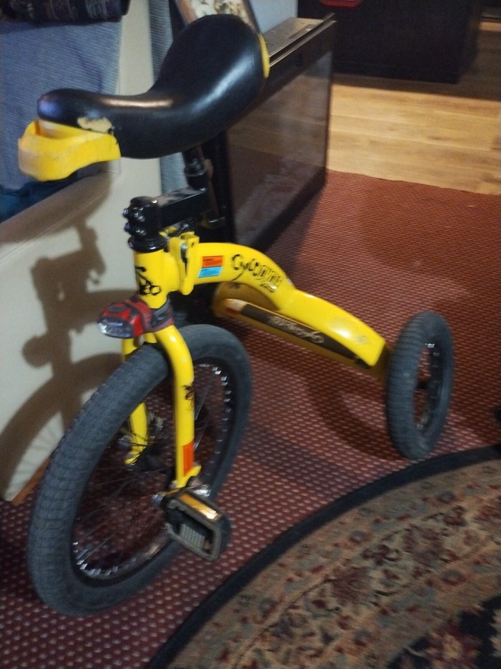 Cyco Cycle 3 Wheel Trike Folding Tricycle Stunt Bike Crazy Fun Big ...