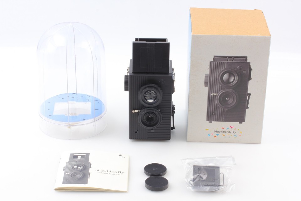 RARE [ MINT ] SUPER HEADZ Blackbird Fly TLR 35mm Film Camera Black From ...