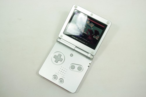 Nintendo Game Boy Advance SP AGS 001 Platinum Silver GBA Console AS IS ...