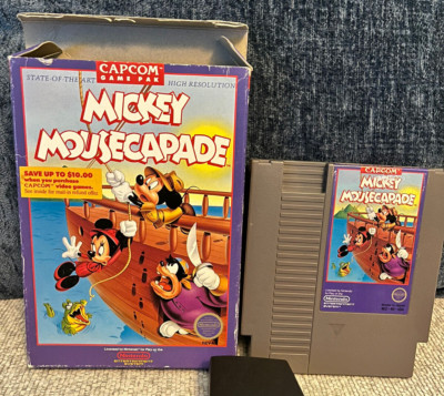 Mickey Mousecapade (Nes) Game and Box Only, No Manual No Foam Tested ...