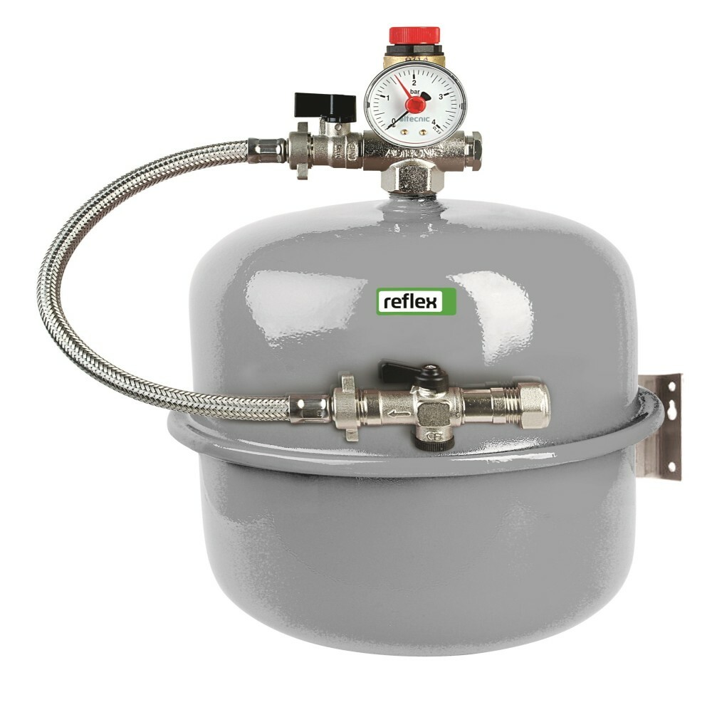 Altecnic CA-900008 Robokit Extra 8 Litre Expansion Vessel Kit LOOP PRV ...