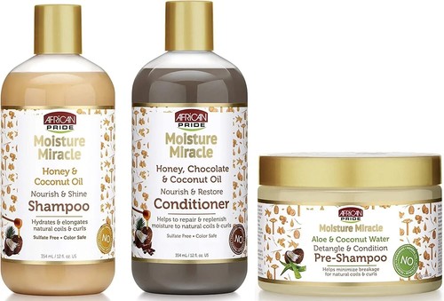 African Pride Moisture Miracle Pre-Shampoo Detangle & Conditioner ...
