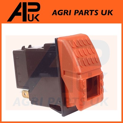 Hazard Warning Red Button Rocker Switch for JCB Fastrac 2115 2125 701/ ...