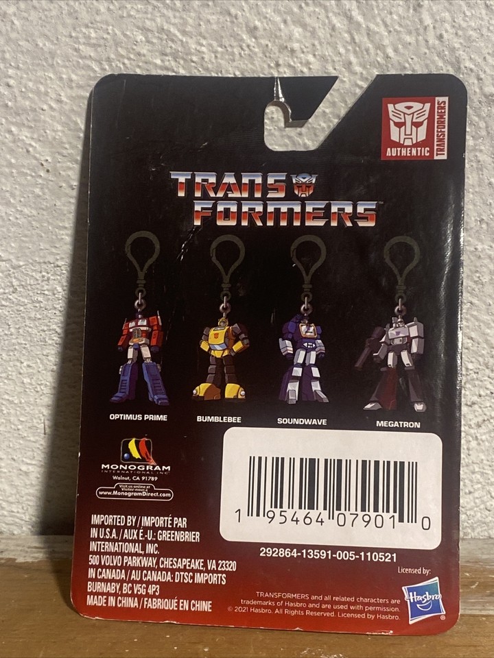 Hasbro Transformers Optimus Prime G1 Figural Bag Clip Figurine Keychain ...