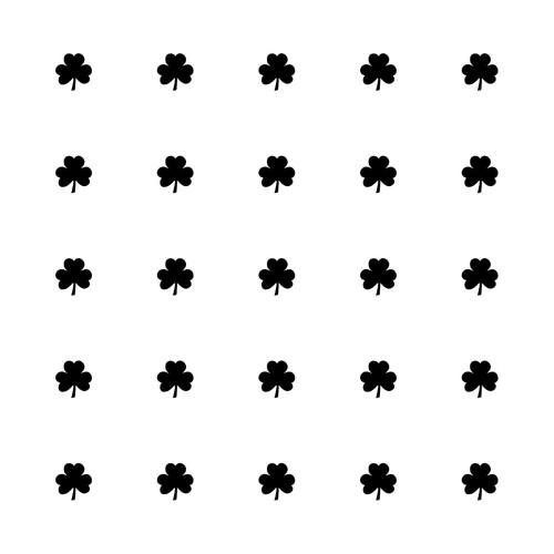 Tiny Irish Shamrock Vinyl Decals Phone Laptop Small Clover Stickers Set ...