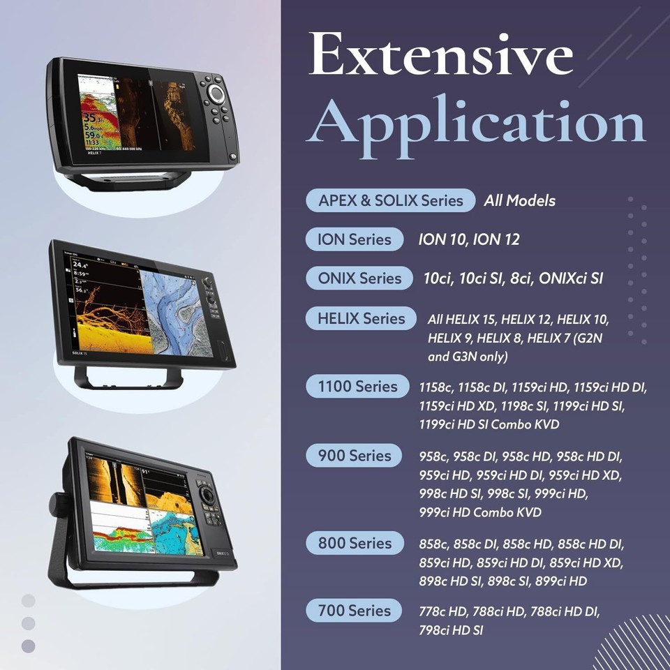 720073-5 15ft Ethernet Cable AS EC 15E Ethernet Cord for Humminbird ...