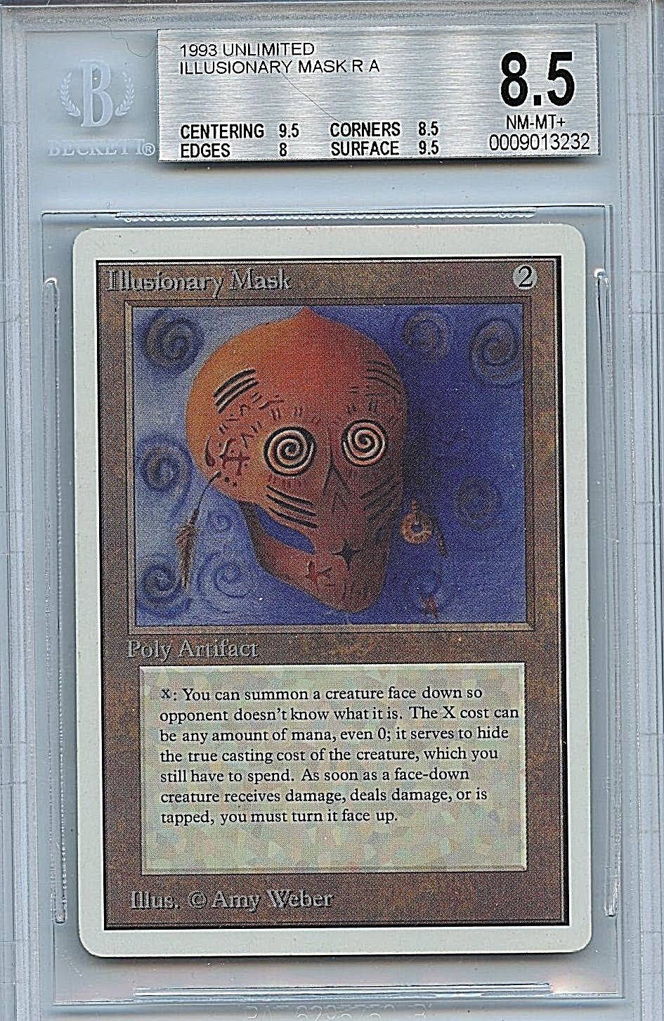 MTG Unlimited Illusionary Mask BGS 8.5 card Magic WOTC 3232 Amricons | eBay