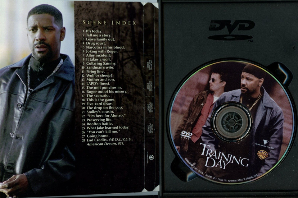 Training Day (DVD, 2001) Denzel Washington Ethan Hawke 883929102518| eBay