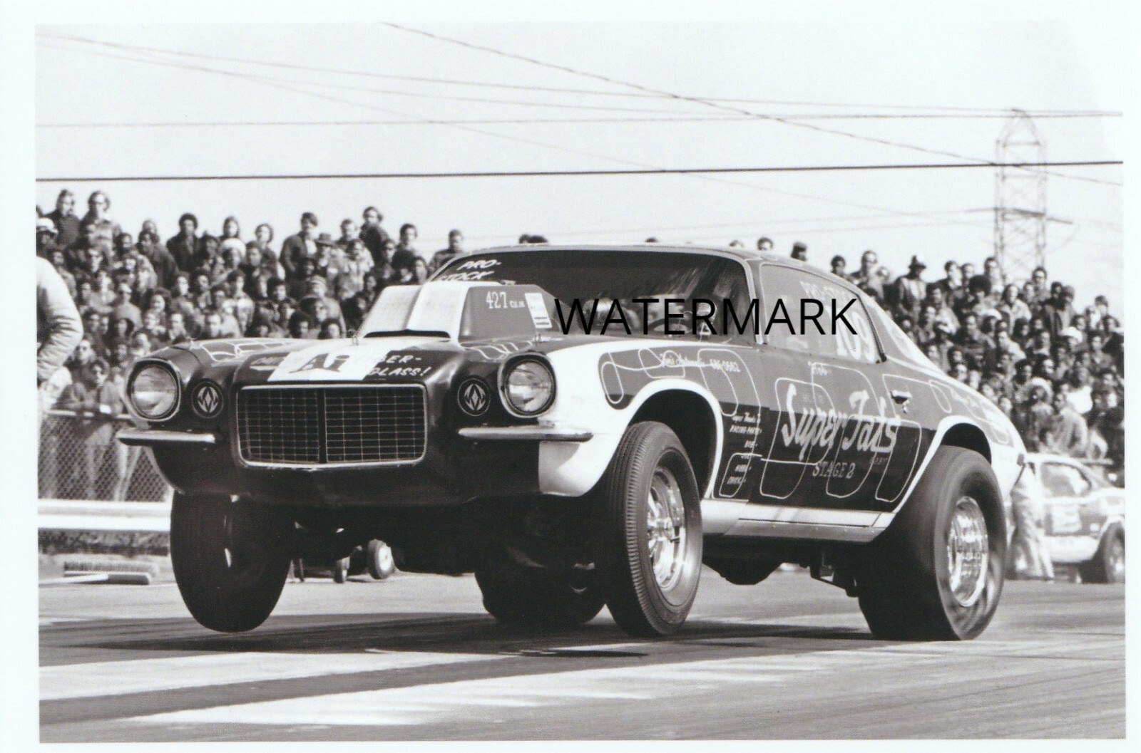 Vintage Drag Racing-Carl Hobson's "Super Fats" 1970 PRO STOCK Camaro ...