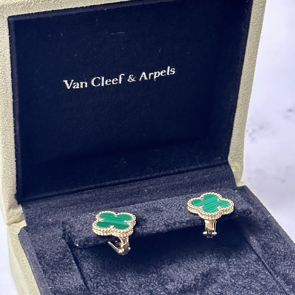 Van Cleef & Arpels Earring Box VCA Original Jewelry Case BOX ONLY | eBay