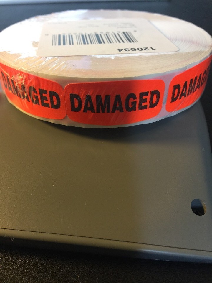 1000 each Damaged LABELS GREAT STICKERS | eBay