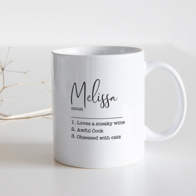 Personalised Name Definition Mug | Custom Coffee Mug | Unique Gift | eBay Australia