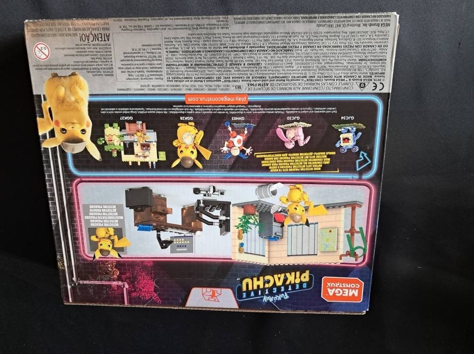 Pokemon Detective Pikachu Office Set 183 pcs ( GGK26 ) Mega Construx ...