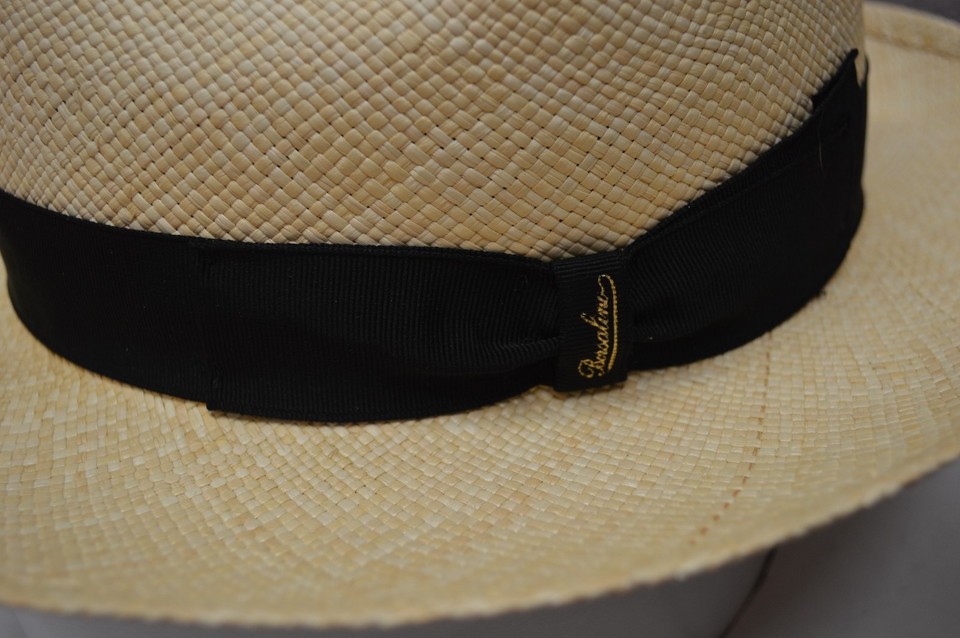 DelMonico Genuine Panama Hat Size 59 Ecuador Handwoven Montecristi ...