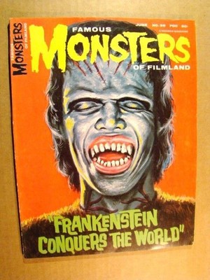 FAMOUS MONSTERS 39 FRANKENSTEIN WARREN CHANEY *CLEAN COPY* | eBay