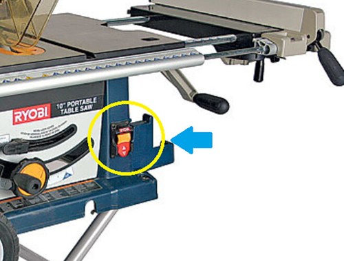 Switch Assembly For 10" Ryobi Portable Table Saw RTS10G BRTS30 RTS10 ...
