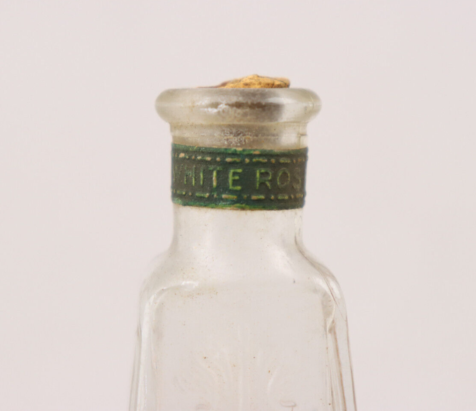 Antique VTG George Lorenz Perfumer White Rose Perfume Bottle - Empty | eBay