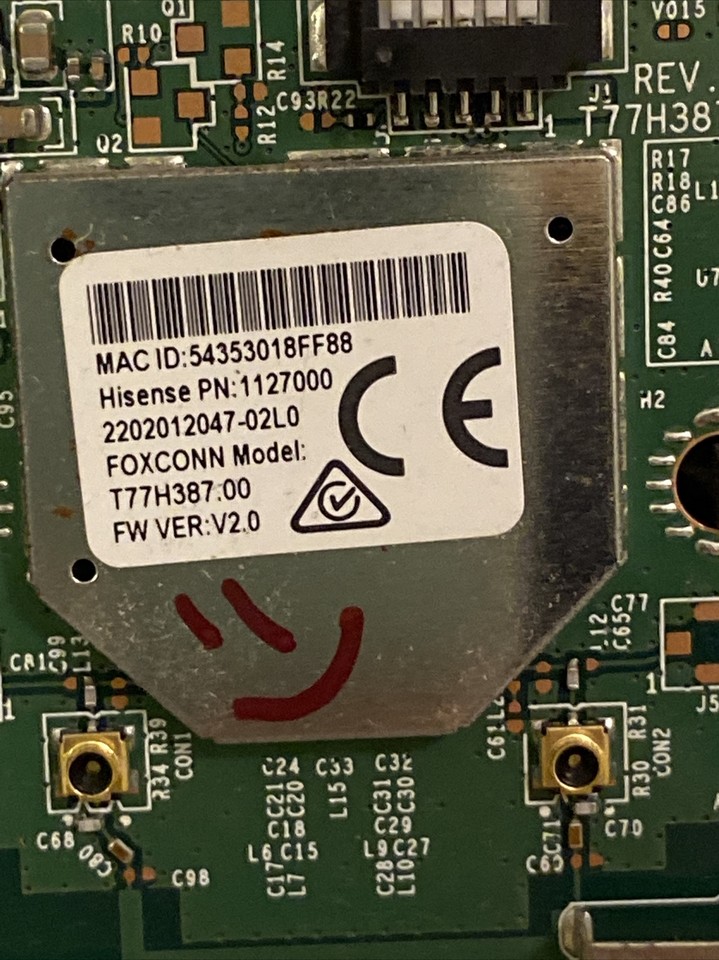 Hisense 50K22DG 50H5G 40H5 Wi-Fi Module 1127000 | eBay