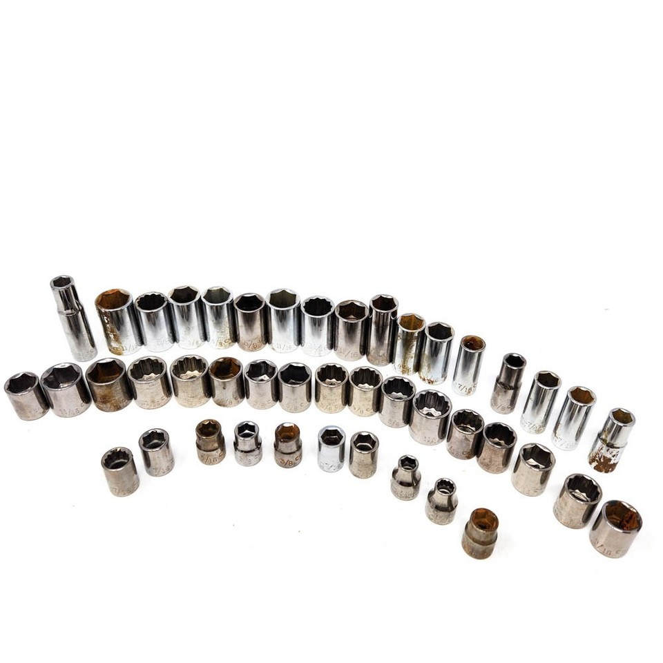 Craftsman 6, 12 Pt SAE Socket Set, Hand Tools, Equipments, Made in USA ...