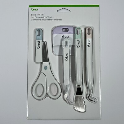 Cricut Basic Tool Set - Includes Spatula/Weeder/Scraper/Scissors ...