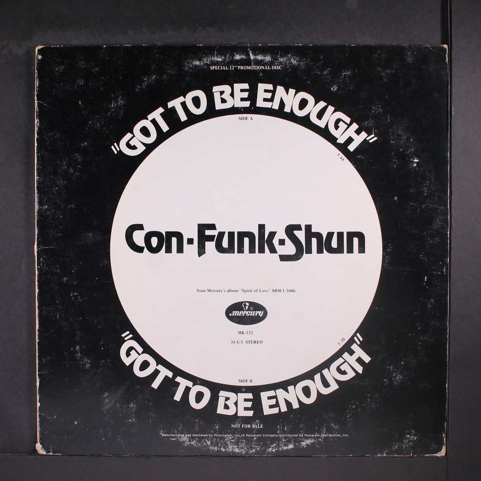 CON FUNK SHUN: got to be enough MERCURY 12" Single 33 RPM | eBay