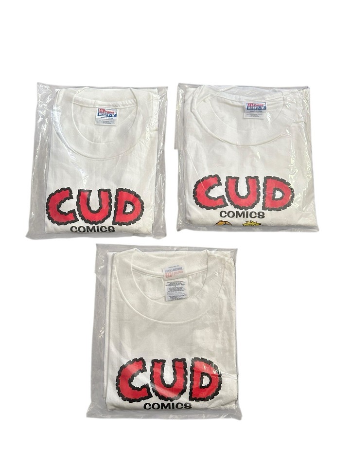Vintage CUD Comics Graphic T Shirt L Terry Laban Hanes Graphitti ...