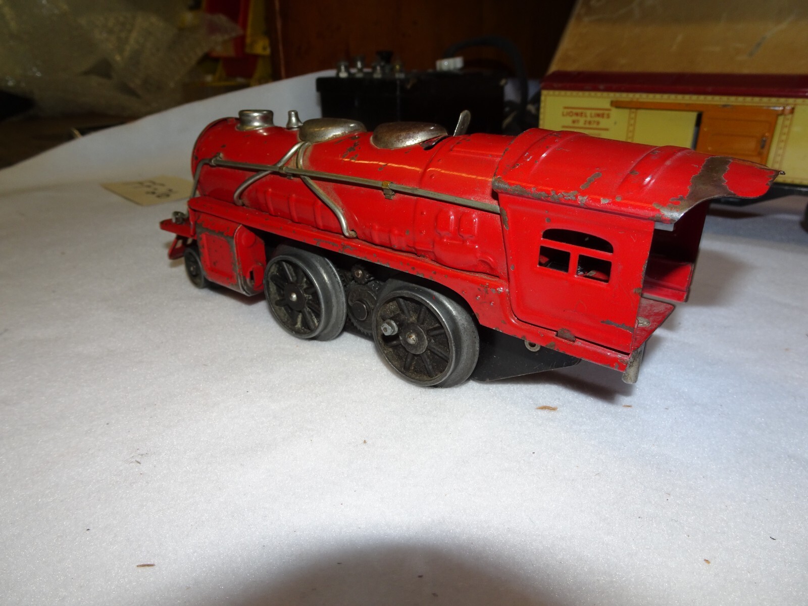 Vintage Lionel JR 1055 Prewar Freight Train Set w'Transformer and RED ...