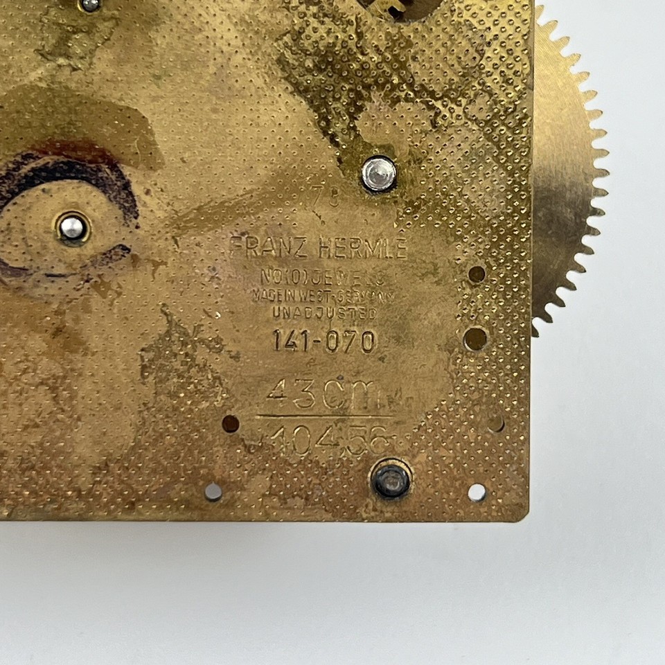Franz Hermle #141-070 Clock Movement 43cm - For Parts | eBay