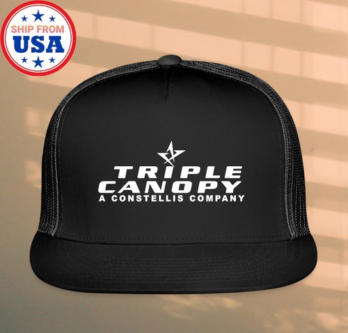 Triple Canopy a Constellis Company Black Trucker Hat Cap Adult Size | eBay