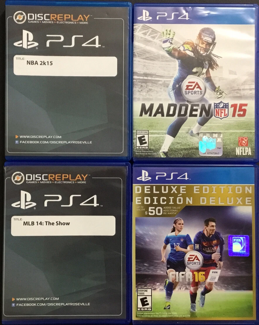 PS4 Games - Madden, The Show, FIFA, NBA 2K - www.glwec.in