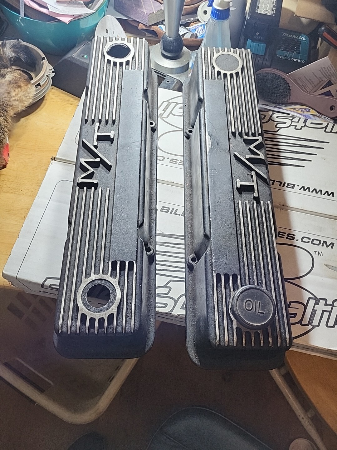 Mickey Thompson Vintage SB Chevy 327 Valve Covers 3276000 for sale ...