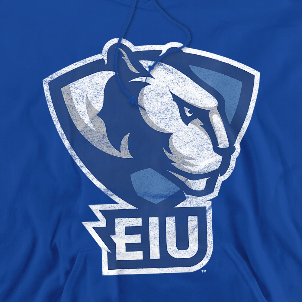 EIU Adult Pullover Hoodie Distressed Primary, Royal Blue, S-3XL | eBay