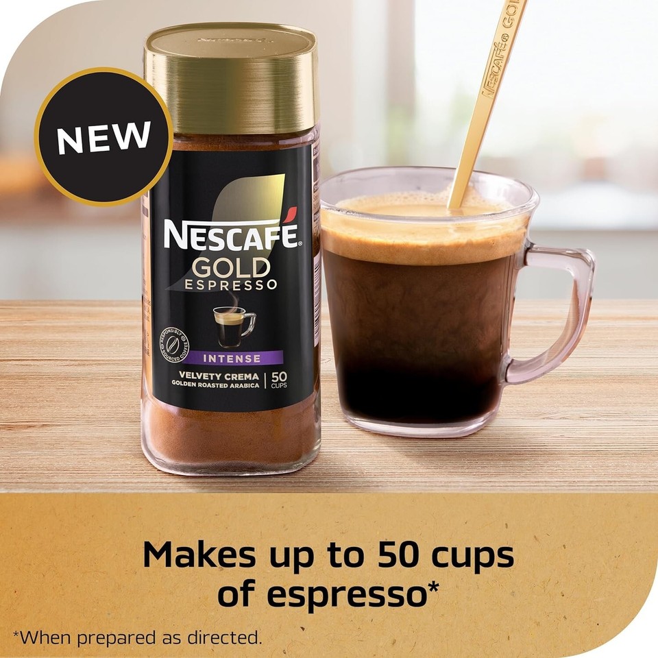 NESCAFÉ Gold Espresso Intense, Instant Coffee, 3.5 oz | eBay