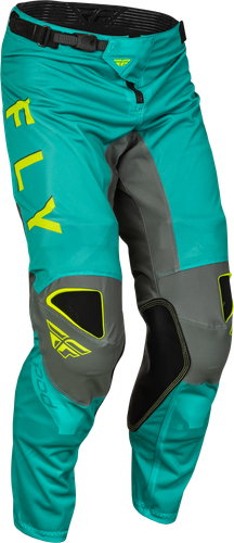 Fly Racing Mens Kinetic Mesh Kore Pants Hi Vis/Teal/Grey 40 | eBay