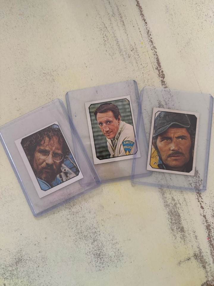 1976 JAWS RICHARD DREYFUSS ROBERT SHAW ROY SCHEIDER CARD SET 50 ...