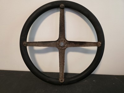Vintage Model T Steering Wheel , Key Way OEM /Wall Art | eBay