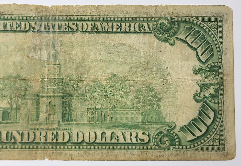 1928 U.S. Federal Reserve $100 Currency Note - Cleveland, OH - VG | eBay