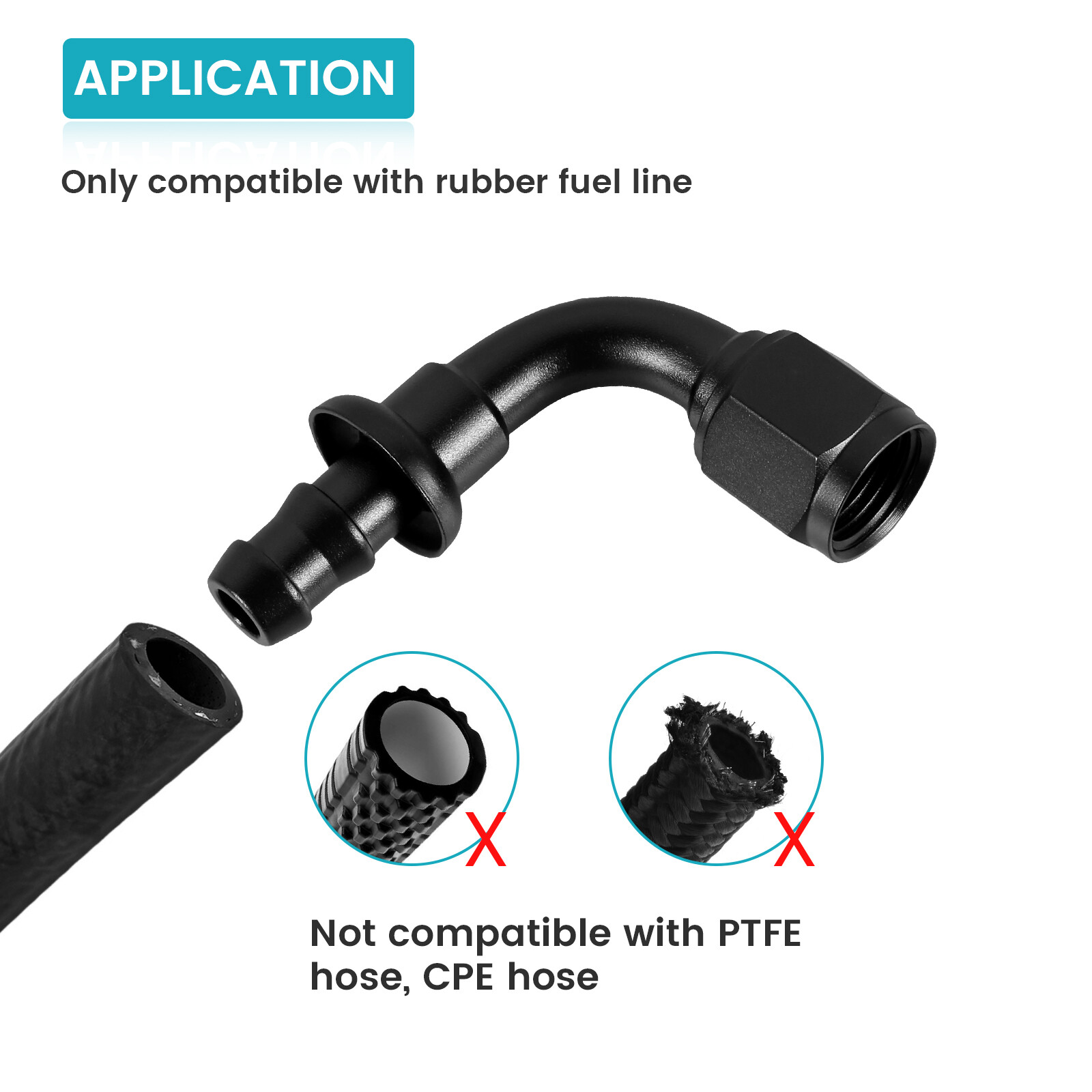 2Pcs 90 Degree Push Lock Hose Fitting Aluminum Alloy Push Lock Fitting ...