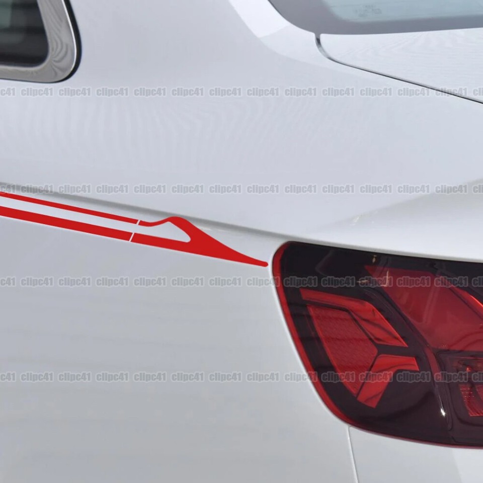 Red 1/2" Vinyl Pinstriping Pin Stripe Double Line Stickers Car Tape ...