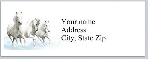 30 Return Address Labels Western Country Horses (p 188) | eBay