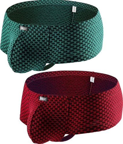 IKINGSKY Men'S Sexy Cheeky Boxer Briefs Mini Cheek Thong Underwear ...