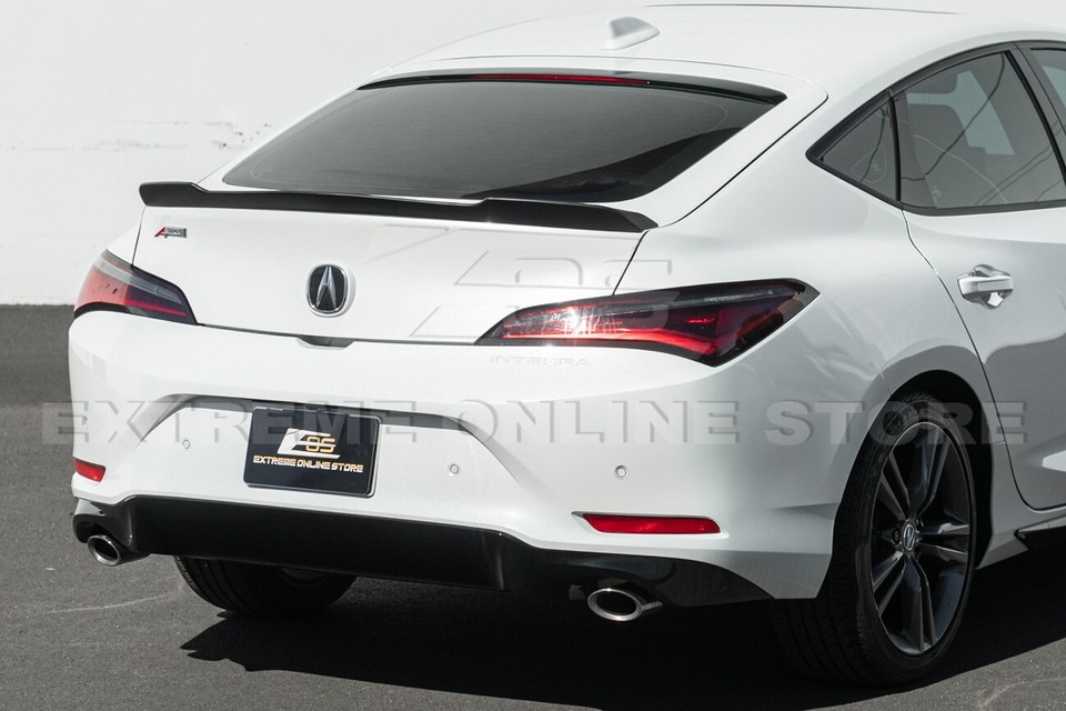 For 23-Up Acura Integra | JDM Primed Black Extended Rear Trunk Wing ...