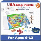 ButterflyEduFields United States Map Magnetic Puzzles - USA Map 50 ...