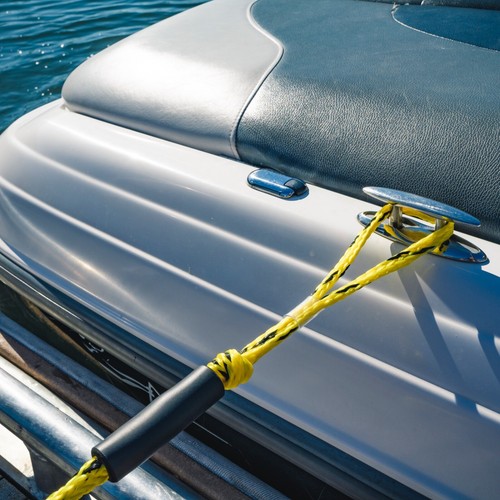 2Pack Yellow Boat Bungees Dock Lines Rope Dock Tie Mooring Rope ...