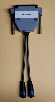 Harris XL185M XL200M Double Speaker Adapter Cable DB44 - 3.5mm NEW | eBay