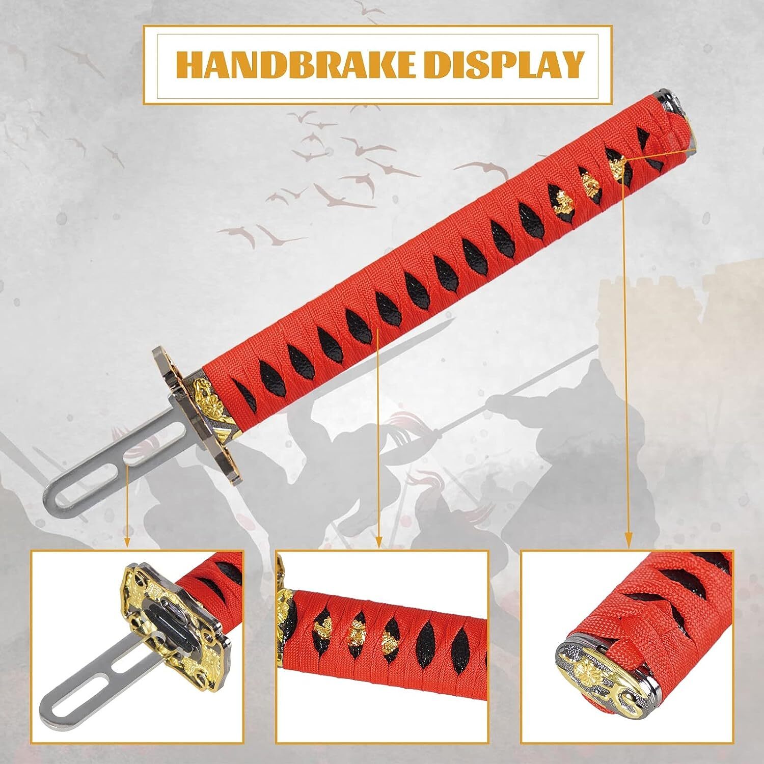 26cm Katana Samurai Sword PC USB Handbrake For Racing Games G25/27/29 ...