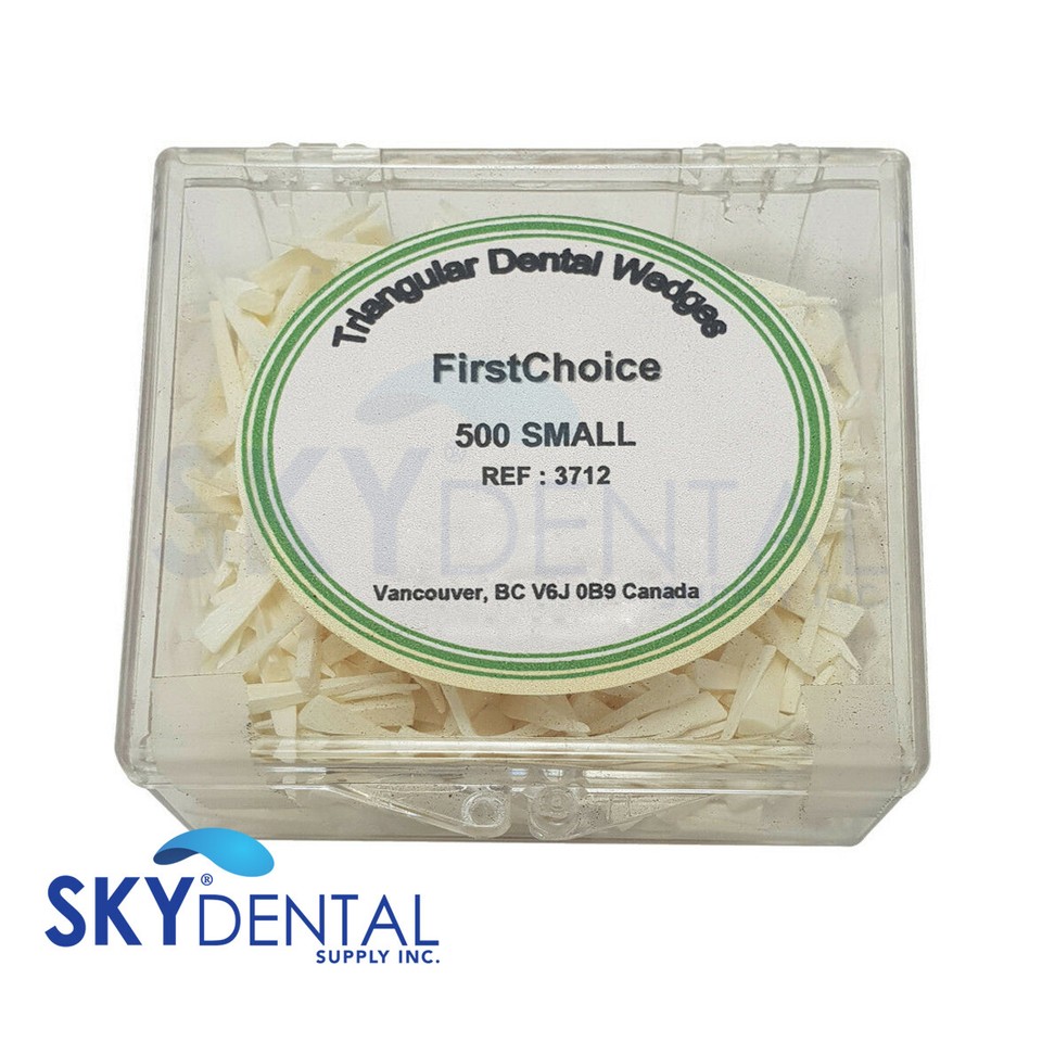 Wedges Dental Triangular Wood Wizard Style Matrix Small Assorted 500/pk ...
