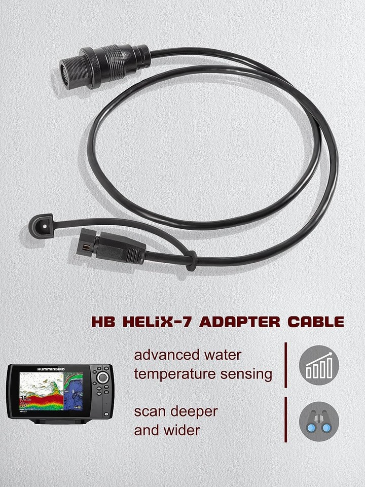 MKR-MDI-2 Sonar Adapter Cable for Hummingbird Helix-7 G3 G3N Replace ...